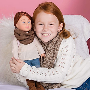 Adora Amazon Exclusive Sweet 18" Doll Collection Amazing Girls - Sweater Weather Sam in Fun Trendy Changeable Outfit, Birthday Gift For Ages 6+ - Sam