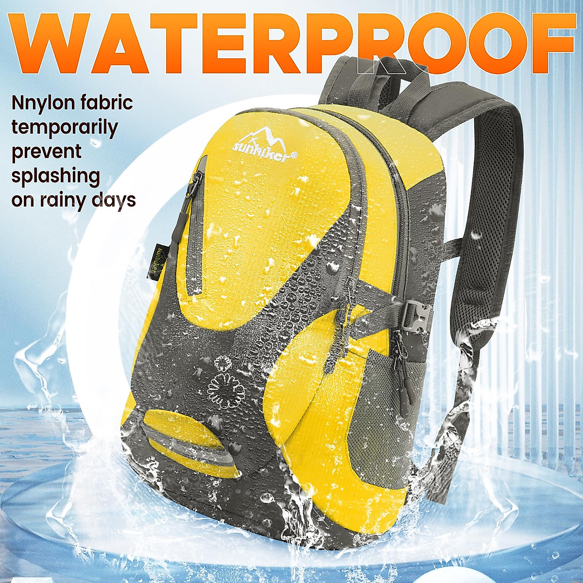 sunhiker Small Cycling Hiking Backpack Water Resistant Travel Backpack Lightweight Daypack M0714