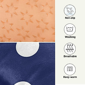 YETTASBIN Polka Dot Crate Pet Bed, Portable Washable Dog Cat Mat, Soft Comfortable Pet Mattress with Non-Slip Bottom for Dogs Cats Sleeping, 36 x 24 Inch