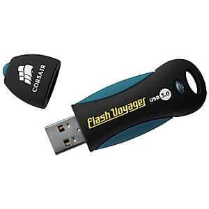 Corsair CMFVY3A-64GB 64 GB USB 3.0 Flash Voyager Flash Drive, Black
