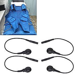 Demeras Electrode Cable, 20PCS Copper Foil Wire Improve Blood Circulationis Electrode Wires Cable for Home for TENS Machine