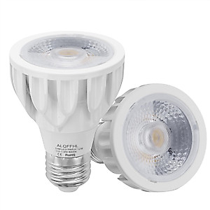 PAR20 LED Bulb 12W, Recessed Narrow Flood Light, Dimmable COB Spot Lamp (100W Halogen Equivalent), E26 Medium Base, 36 Degree Beam Angle, AC 120V, 1200 Lumens, 4000K, Pack of 2 (Natural White)