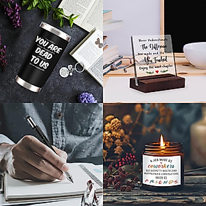 MAIAGO Coworker Leaving Gifts, Farewell Gifts, Going Away Gifts, New Job Gifts, Goodbye Gifts, Good Luck Gifts, Christmas Gifts for Colleagues Friends Manager Boss Teacher - 20 Oz Tumbler Gifts Basket