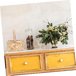 Parliky Wooden Easter Basket Natural Rattan Basket Houseware Storage Basket Wicker Woven Basket Flower Basket Storage Baskets Wood Chip Woven Woodchip Basket Baby Bamboo Storage Box Boy