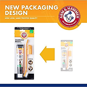 Arm & Hammer for Pets Dog Dental Care Fresh Breath Kit for Dogs | Includes Arm & Hammer Baking Soda Dog Toothpaste and Dog Toothbrush | Dog Plaque Removal Kit
