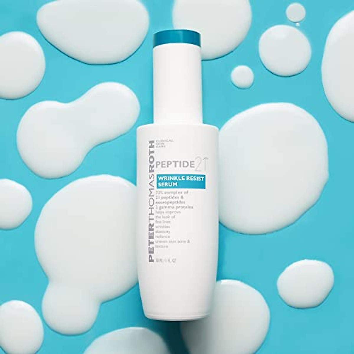 Peter Thomas Roth | Peptide 21 Wrinkle Resist Serum | Peptides and Neuropeptides Help Improve the Look of Fine Lines, Wrinkles, Elasticity, Radiance, Uneven Skin Tone and Texture