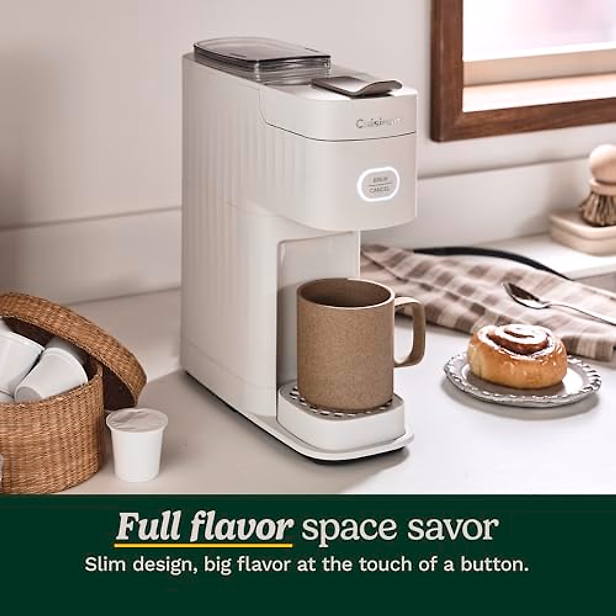 CUISINART Soho™ Single-Serve Coffeemaker, Truffle, SS-7TR