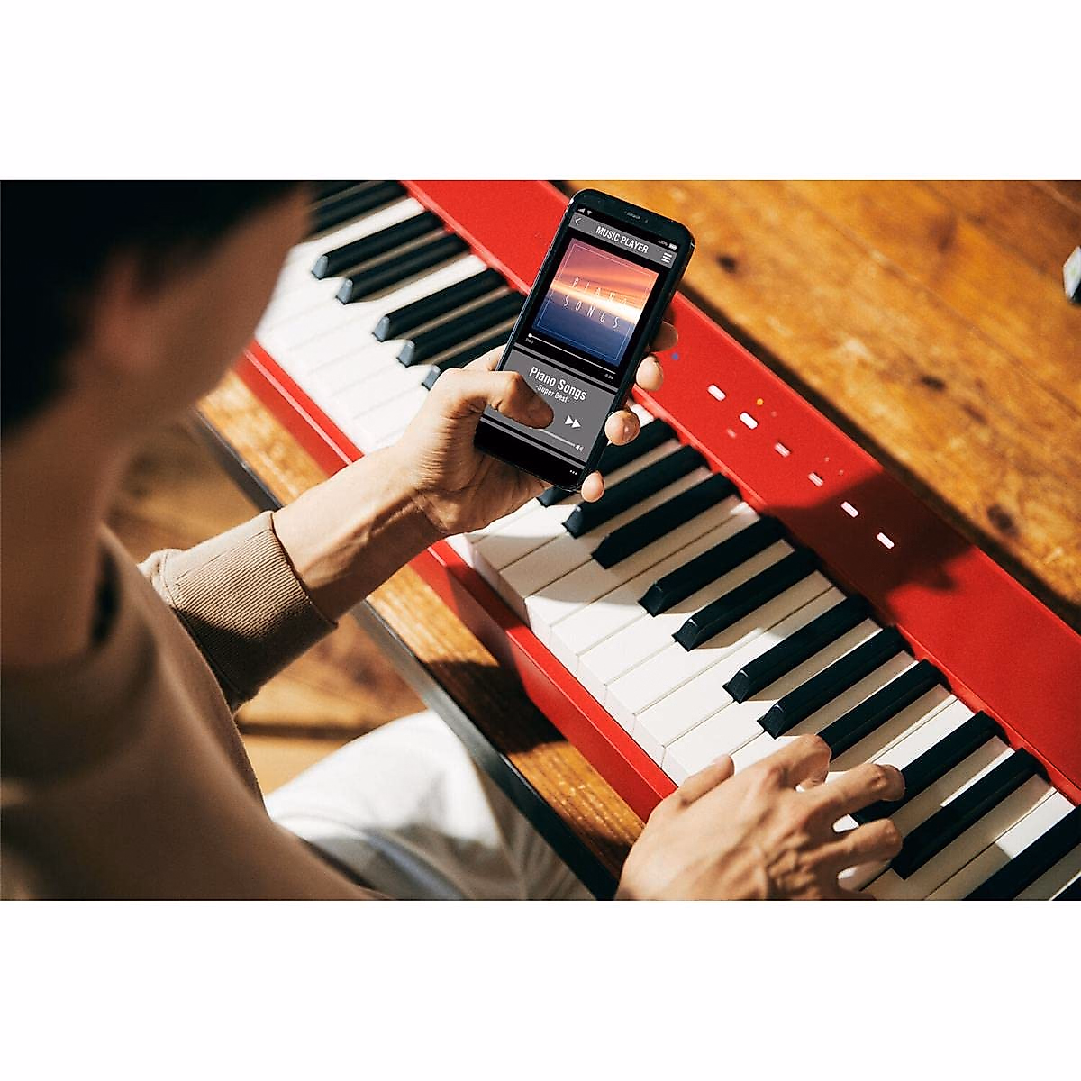 Casio Privia PX-S1100RD 88-Key Digital Piano (Red)