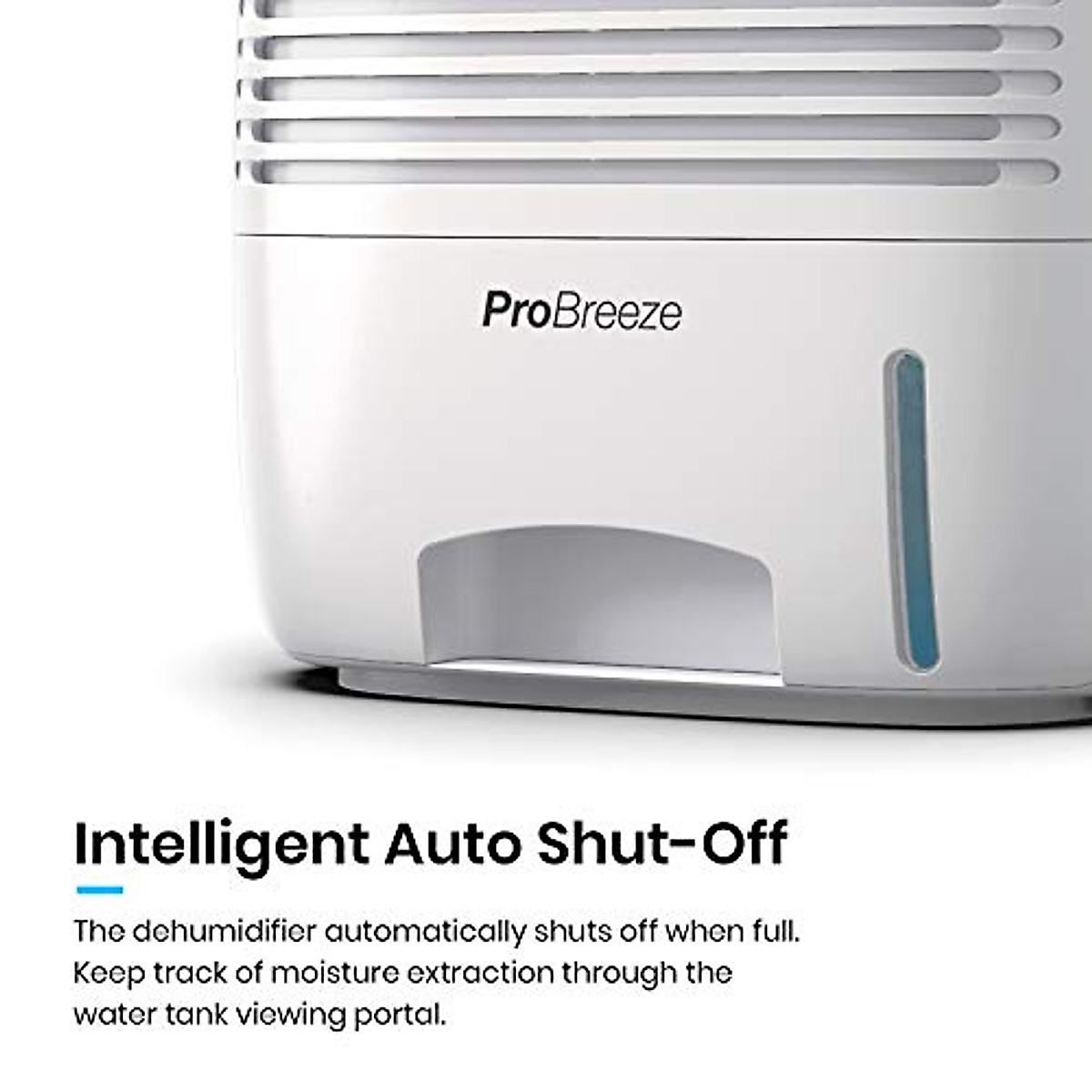 Pro Breeze Premium Electric Dehumidifiers for Bathroom Small, 2200 Cubic Feet (250 sq ft), 52oz Capacity, Compact and Portable for Humidity in Home, Basement, Bedroom, RV, Office, Garage - Dehumidifiers for Home