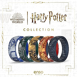 Enso Rings Wizarding World of Harry Potter Collection - Comfortable Silicone Rings - Ravenclaw - 11