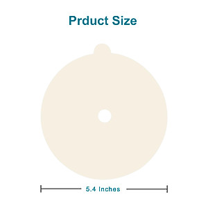 24 Pack Flea Trap Refill Discs for Bug Md Flea Trap, 5.4" Replacement Sticky Pads for Bugmd Termination Station Pest Trapper Flea Trap for Inside Your Home