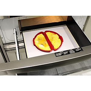 Dependable Industries inc. Essentials Microwaveable Microwave Omelet Pan and 2 Cavity Egg Poacher Set BPA Free Plastic Quick Egg Maker