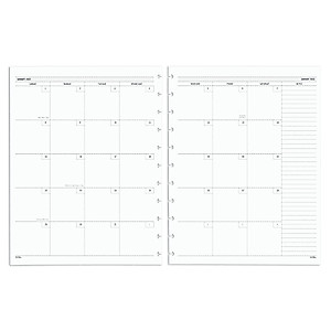 TUL® Discbound Weekly/Monthly Refill Pages, Letter Size, January to December 2023