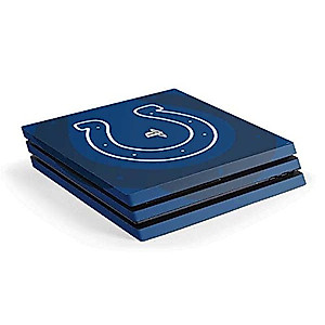 Skinit Decal Gaming Skin Compatible with PS4 Pro Console - Officially Licensed NFL Indianapolis Colts Double Vision Design