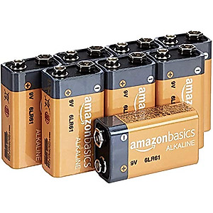 Amazon Basics Alkaline Battery Combo Pack | AA 48-Pack, AAA 36-Pack, 9 Volt 8-Pack (May Ship Separately)
