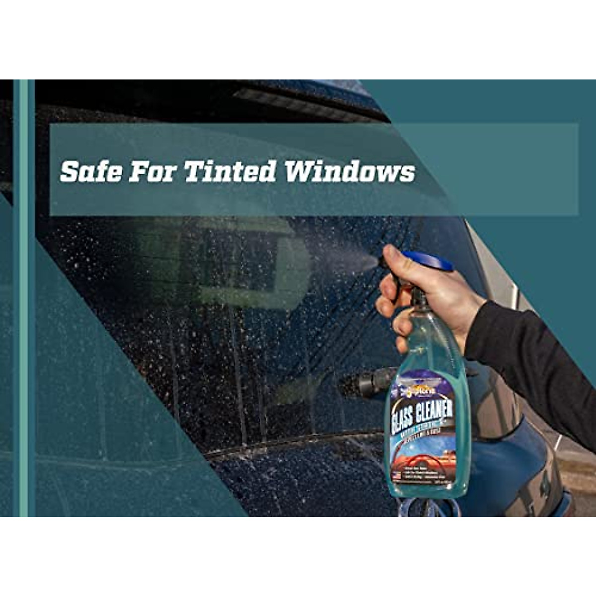 Gliptone Glass Cleaner with Anti Static, Repels Lint & Dust (22 Fl Oz)