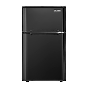 EUHOMY Mini Fridge with Freezer, 3.2 Cu.Ft Compact Refrigerator with freezer, 2 Door Mini Fridge with freezer, Upright for Dorm, Bedroom, Office, Apartment- Food Storage & WirthCo 40092 Drip Tray