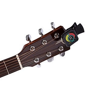 KLIQ UberTuner - Professional Clip-On Tuner for All Instruments (multi-key modes) - with Guitar, Ukulele, Violin, Bass & Chromatic Tuning Modes (also for Mandolin and Banjo)