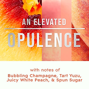 Glade Candle Yuzu & White Peach, Fresh Collection, Fragrance Candle Infused with Essential Oils, Air Freshener Candle, 3-Wick Candle, 6.8 Oz, 3 Count