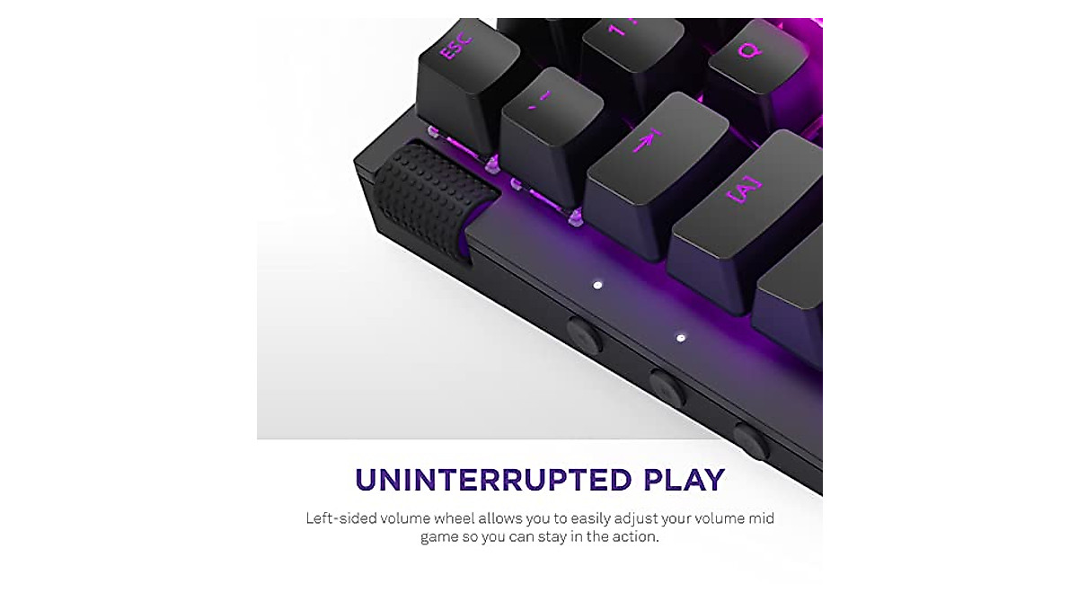 NZXT Function MiniTKL Gaming Keyboard with RGB and Hot-Switches