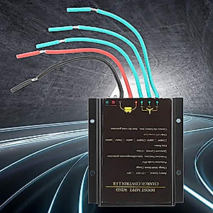 Wind Charge Controller,48V Waterproof Wind Turbine Generator Controller Boost MPPT Wind Charge Controller 800W Wind Power Regulator for Wind Generator