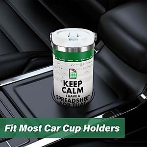 thmasamwr 30oz Excel Tumbler, Spreadsheet Coffee Mug, Relax I Have A Spreadsheet For That Mug for Accountant, CPA, Coworker, Funny Spreadsheet Excel Gifts for Men Women