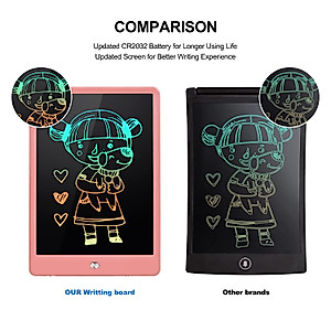 EooCoo Toys for Ages 3-6, Drawing Board 2 Pack, 10 Inch LCD Writing Tablet, Electronic Drawing Tablet, Girl/Boy Birthday Gift, Kids Toys, Drawing Pad Girls Gifts, Kids Travel Essential