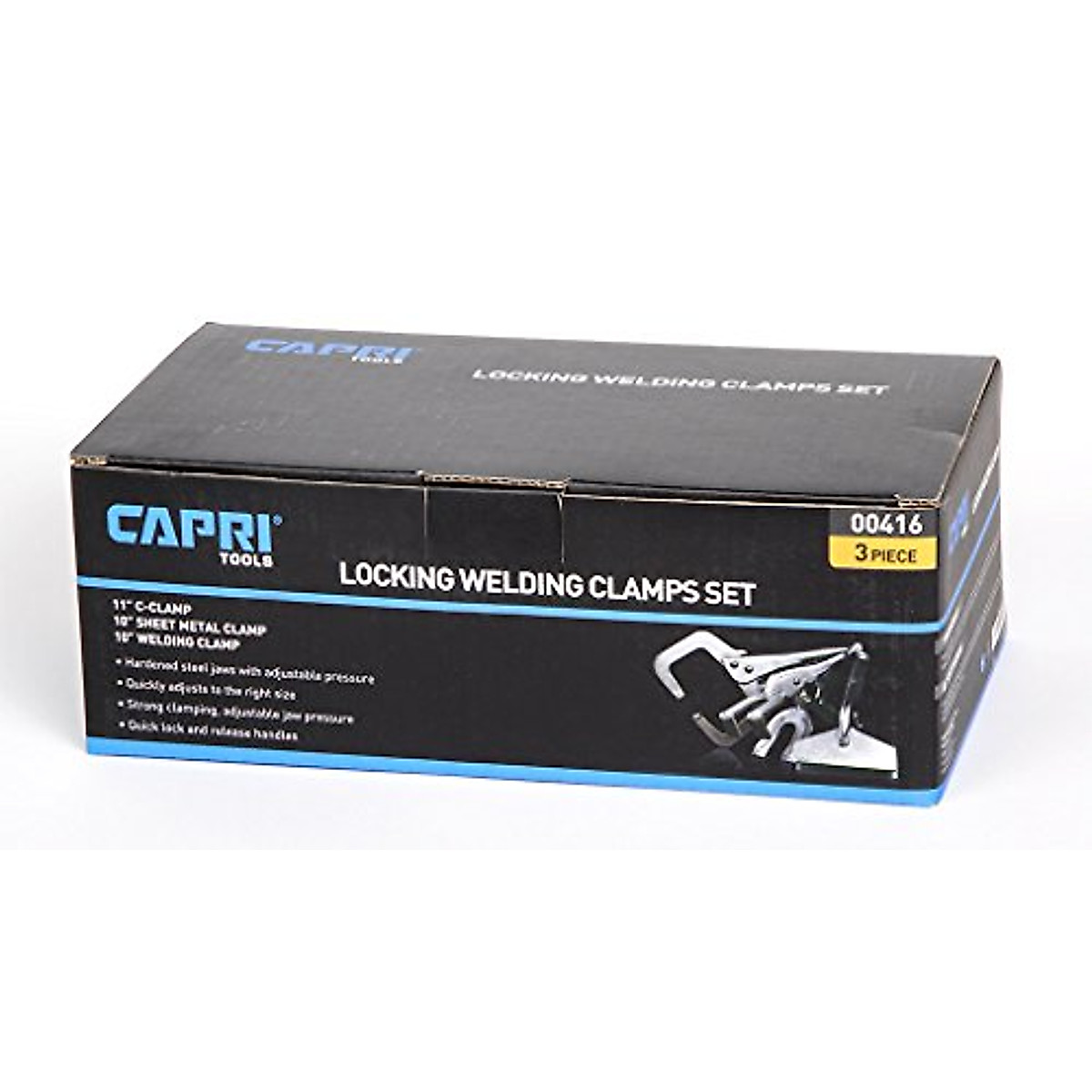 Capri Tools Locking Welding Clamp, 3 Pieces