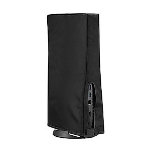 Dust Cover For PS5 Console. EMiEN Oxford Fabric Anti-Scratch Waterproof Dust Guard With Back Cable Port For SONY Playstation 5 Digital & Disk Version