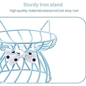 Raised Cat Food Bowl ,Elevated Cat Feeder Bowl Stand, Food & Water Cat Bowl, Shallow Ceramic Cat Dish, Whisker Friendly No Spill Water Bowl for Cats