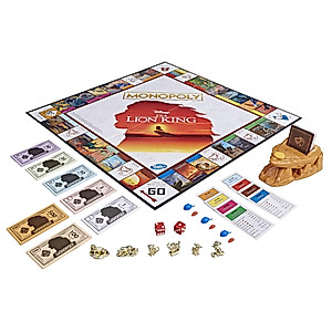 Monopoly Game Disney The Lion King Edition Family Board Game