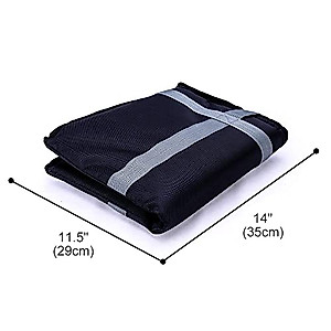 Bodaon Insulated Food Delivery Bag for Catering, XXX-Large, Hot Cold Meal Restaurant, Grocery Bags for Uber Eats, Instacart, Doordash, Grubhub, Postmates, Black