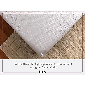 Tulo by Mattress Firm | 10 INCH Memory Foam Lavender Mattress | Pain-REDUCING Pressure Relief | Full Size