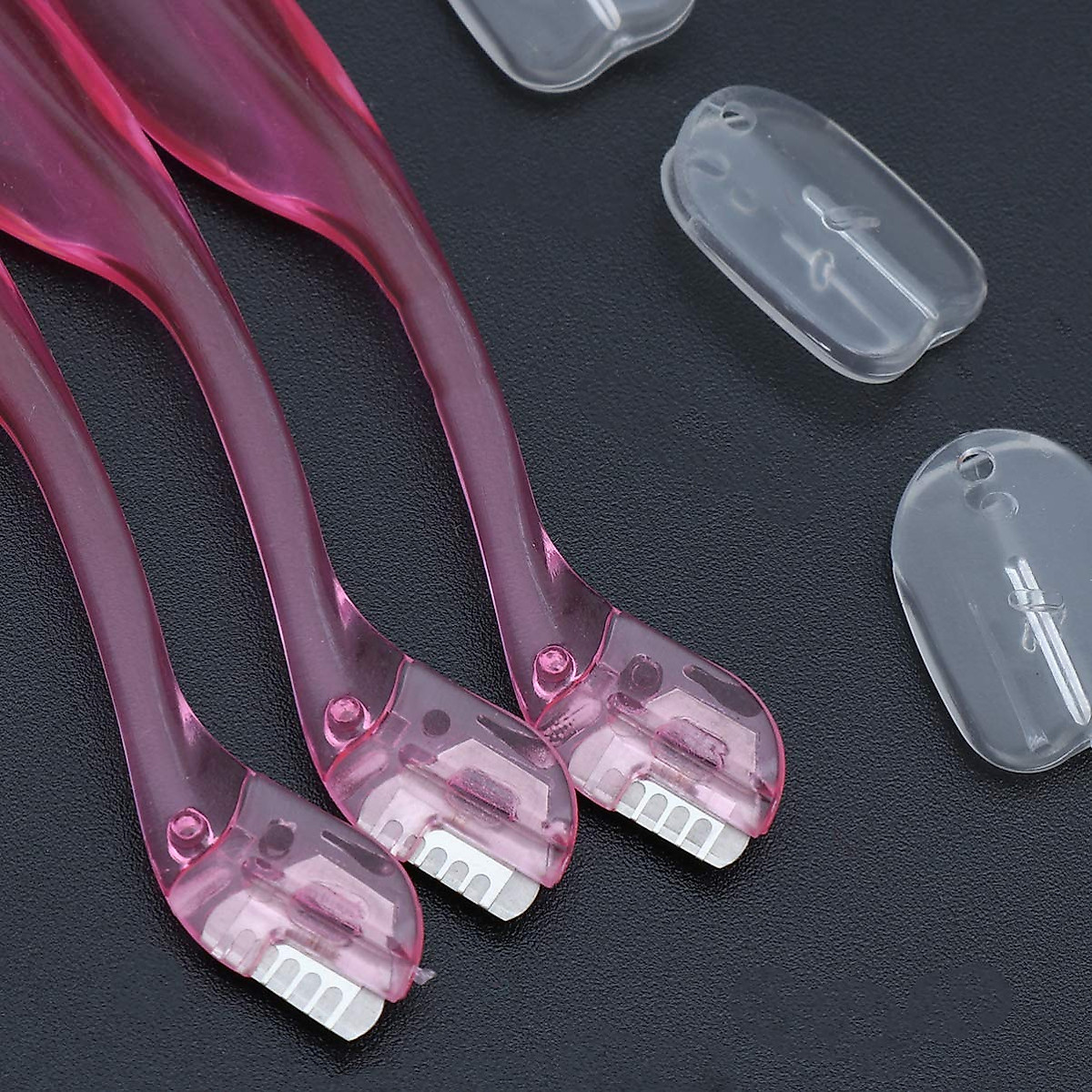 Frcolor 3pcs Eyebrow Razor Small Facial Hair Trimmer Eyebrown Shaper for Women (Random Color)