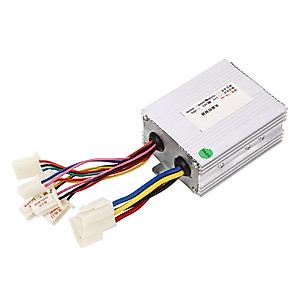 RiToEasysports 36V 500W Electric Controller Kit,Brush Speed Motor Controller with Throttle Pedal for Electric Motorcycle Tricycle