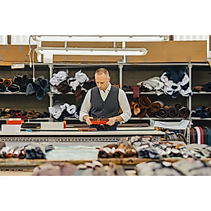 JEMYGINS Dark Green Tie Silk Necktie for Men Business and Wedding