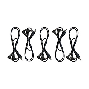 Kurrent Electric (5) Pack of 2 Way Split Effects Pedal DC Power Cables for CIOKS Power Supplies
