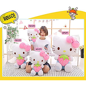 Hello Kitty Plush Toys, Cute Soft Doll Toys, Birthday Gifts for Girls (30CM, Pink A)