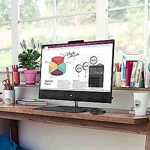 HP Pavilion 27 TOUCH Desktop 2TB SSD 64GB RAM Win 10 Pro (Intel Core i9-10900 processor w TURBO Boost to 5.20GHz, 64 GB RAM, 2 TB SSD, 27-inch FHD TOUCHSCREEN, Win 10 Pro) PC Computer All-in-One Black