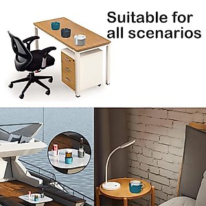 Cup Holder for Desk ， 8EIGHTECH Table Cup Holder has a Suction Cup with Strong Suction Power.Anti-Spill Cup Holder for desks or Tables, can Hold a Variety of Mugs、 Drinking Bottles、Insulated Cups.