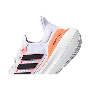 adidas Women’s Ultraboost Light Running Shoes (Ultraboost 23), White/Black/Solar Red, 7