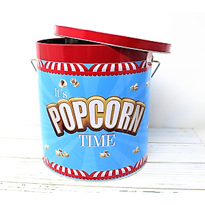 Ultimate Movie Night Gift Basket Snacks, Full-Size candy variety POPCORN LOVER box for Kids and teens, College Students, recovery gift, Family or birthday Gift w/Candy