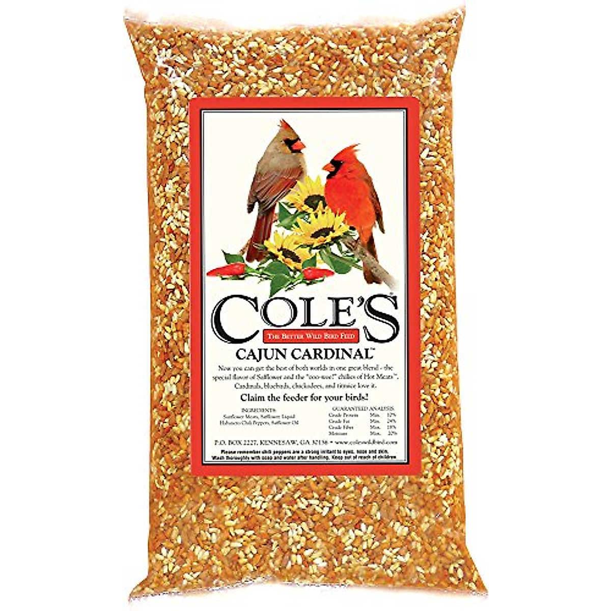 Cole's CB05 Cajun Cardinal Blend Bird Seed, 5-Pound