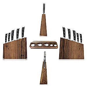 Cangshan TS Series 1024876 Swedish 14C28N Steel Forged 6-Piece Knife Block Set, Walnut
