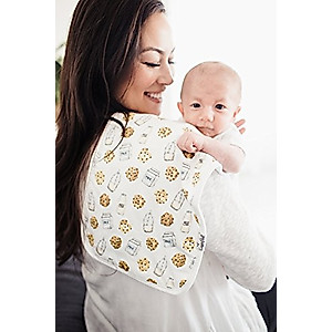 Copper Pearl Baby Burp Cloth Large 21''x10'' Size Premium Absorbent Triple Layer 3-Pack Gift Set “Chip Set