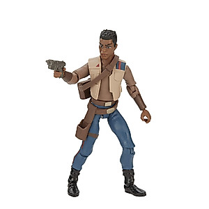 STAR WARS Galaxy of Adventures The Rise of Skywalker Finn 5"-Scale Action Figure Toy with Fun Blaster Action Movement