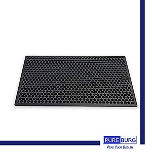 PUREBURG Replacement True HEPA Filter Set Compatible with Sharp KC-860U PlasmaCluster Air Purifier, Replaces Part FZ-C150HFU FZ-C150DFU FZ-C100MFU