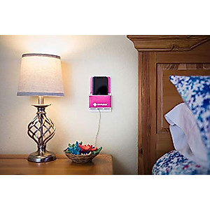 WALLABOX® (Caribbean Blue, 2 Pack - Universal Cell Phone Holders, Wall Mount - Fits All iPhone & Android Phones. Great for Bedroom, Bathroom, Office, Car, Charging Station