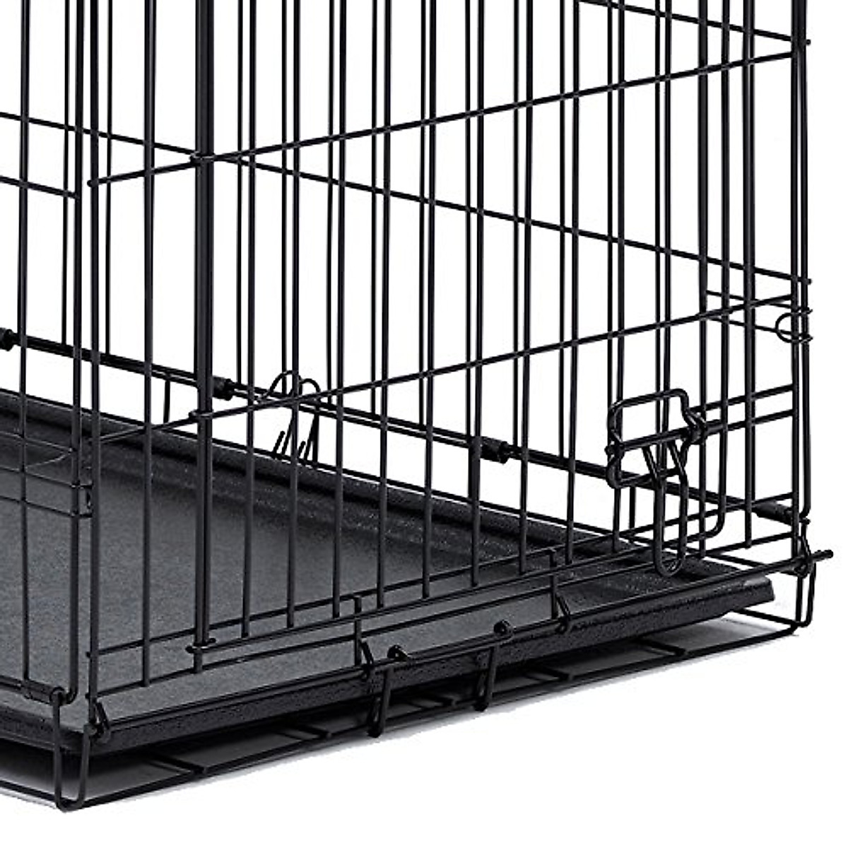 MidWest Homes for Pets Replacement Dog Crate Pan for MidWest and New World Dog Crate , Black