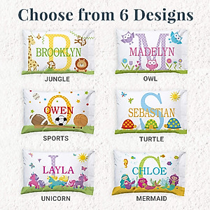 Let's Make Memories My Own Name Pillowcase, Personalized with Name, Polyester, Plush Fleece - Sports